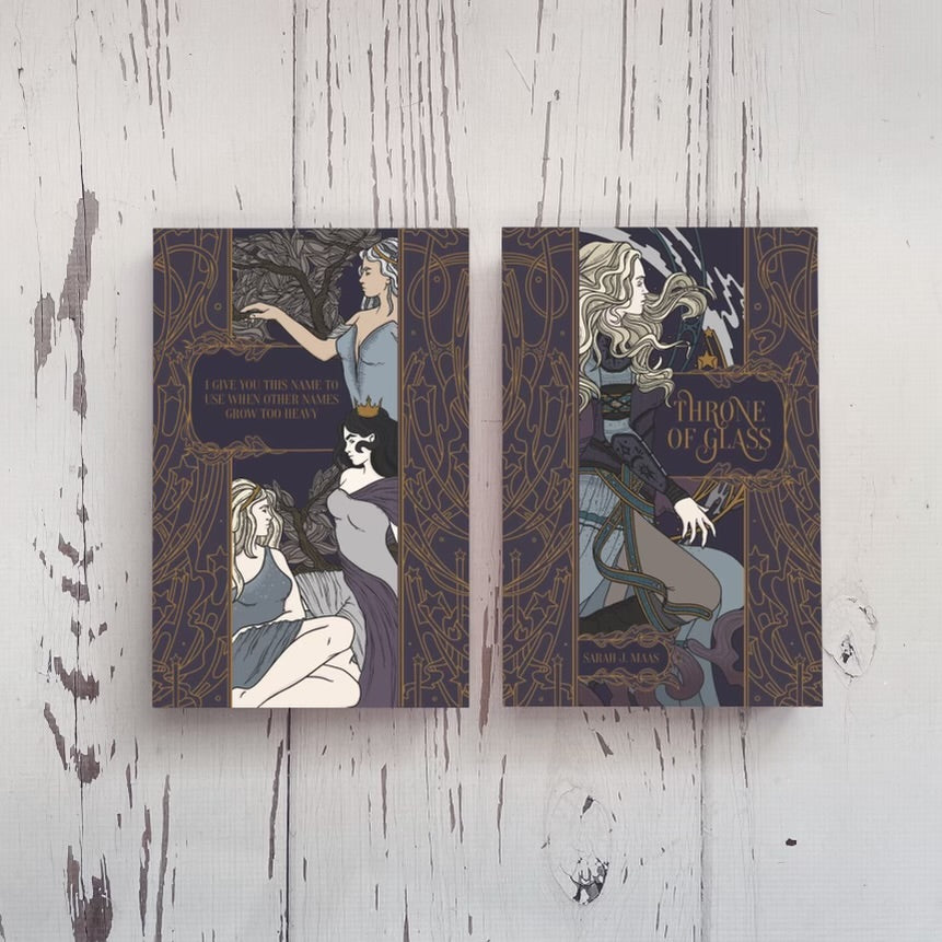 Throne of Glass Foil Dust Jackets – Nerdy Ink
